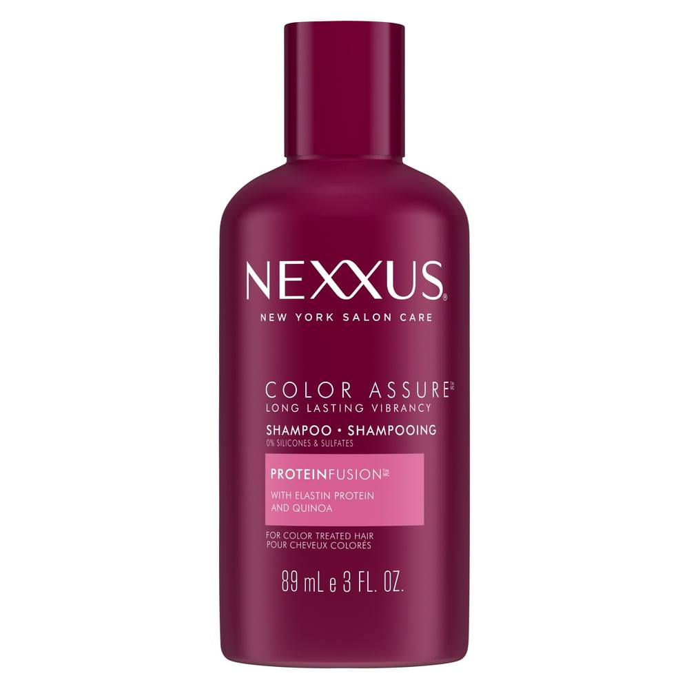 Nexxus Color Assure for Color Treated Hair Shampoo, 3 oz - Walmart.com ...