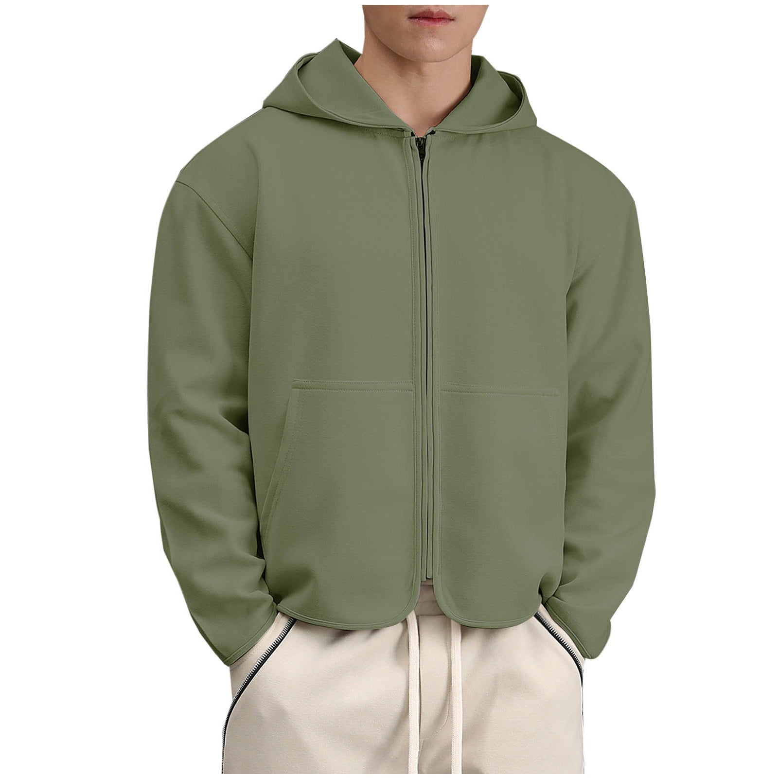 Click here for Pisexur Mens Jacket Zip Up Hoodie Jackets Solid Co... prices