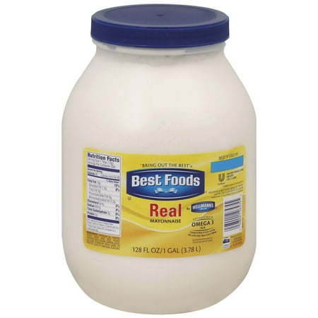 Best Foods Real Mayonnaise, 128 Oz - Walmart.com