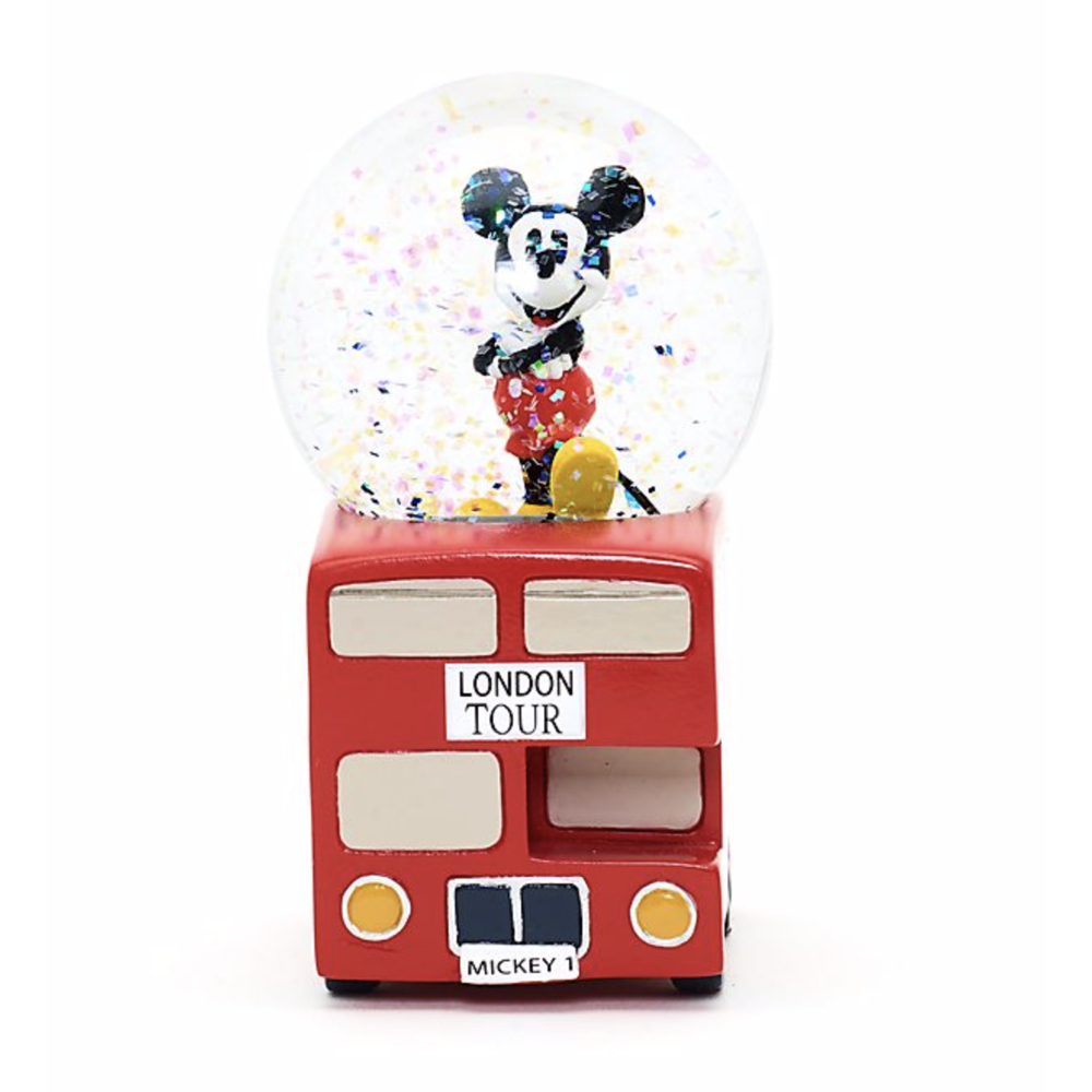 Disney Store Mickey Mouse London Bus Mini Snow Globe New - Walmart.com ...
