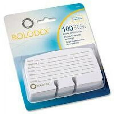 Rolodex Classic Rotary Card File, 250 Cards, 24 A-Z Guides, Black - Walmart.com