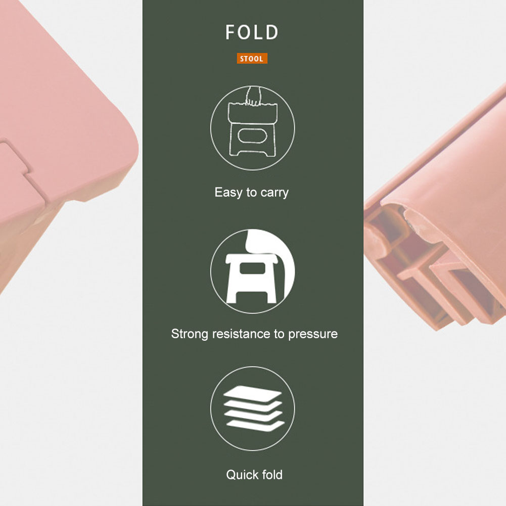 PP Durable Travel Portable Folding Step Stool Multifunction For Adults ...