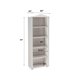 RealRooms Chester 5 Shelf Open Bookcase, White and Lacquer - Walmart.com