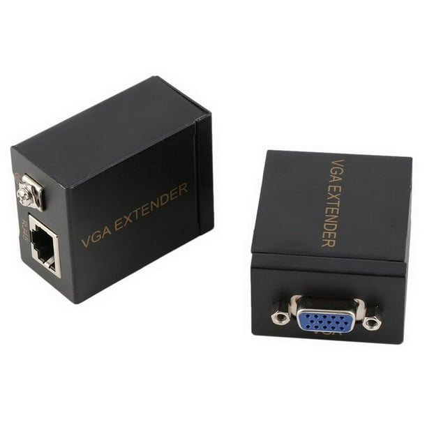 axGear VGA Over Network Cable Adapter Extender Repeater RJ45 Cat5e Cat6 ...