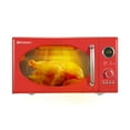 Emerson 0.9 Cu. Ft., 800W Retro Red Microwave Oven with Grill ...