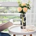 Black Cat Pattern Vase Flower Vase Clear Unbreakable Plastic Tall ...