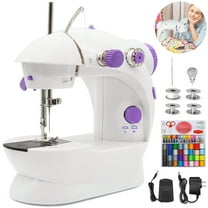 "Portable Stitch Mini Sewing Machine for Beginners, 2 Speed, Multi ...