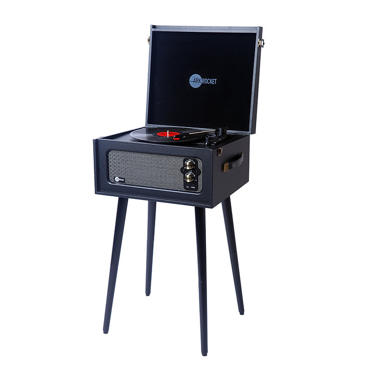 Arkrocket Discovery 3-Speed Bluetooth Record Player Retro Turntable ...