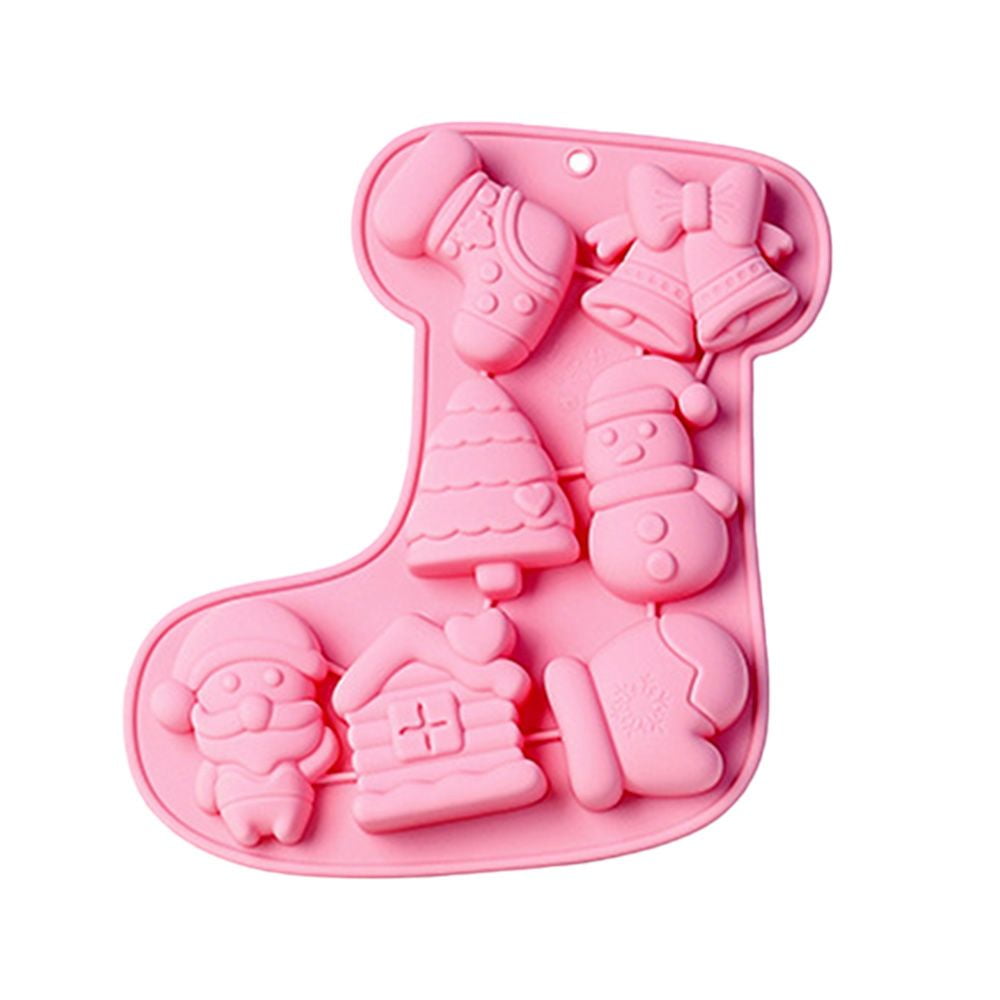 Handmade Holiday Decoration Baking Pan Chocolate Cake Mold 7 Cavity ...