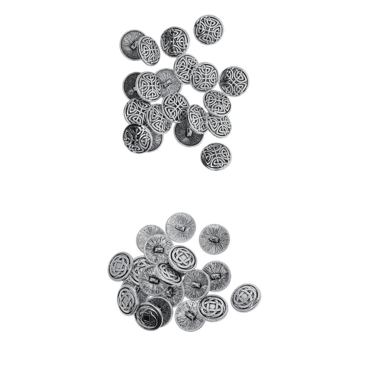 Click here for Abbracc 40 Pieces Metal Shank Buttons Craft Button... prices