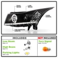 AKKON - For Chevy Cruze Black Bezel DRL Daylight LED Light Tube/ Strip ...