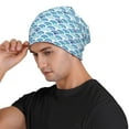 Beanies Hats for Men Women - Blue fish scale texture Soft Breathable ...