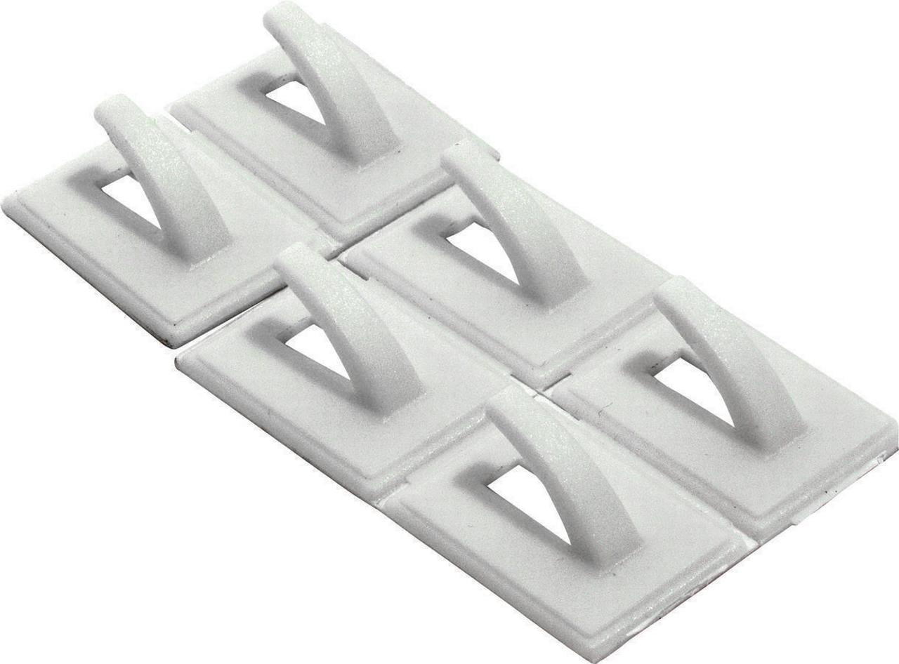 ProSource Self-Adhesive Utility Hook Plastic White - Walmart.com