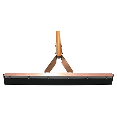 Non-Sparking Floor and Driveway Squeegee, Curved with Tapered Handle ...