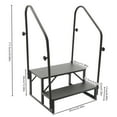 2-step Stairs Steps RV Steps with Handrail Stairs Steps for Home RV ...