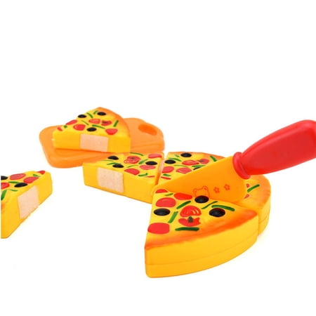 Fridja Childrens Kids Pizza Slices Toppings Pretend Dinner Kitchen Play ...