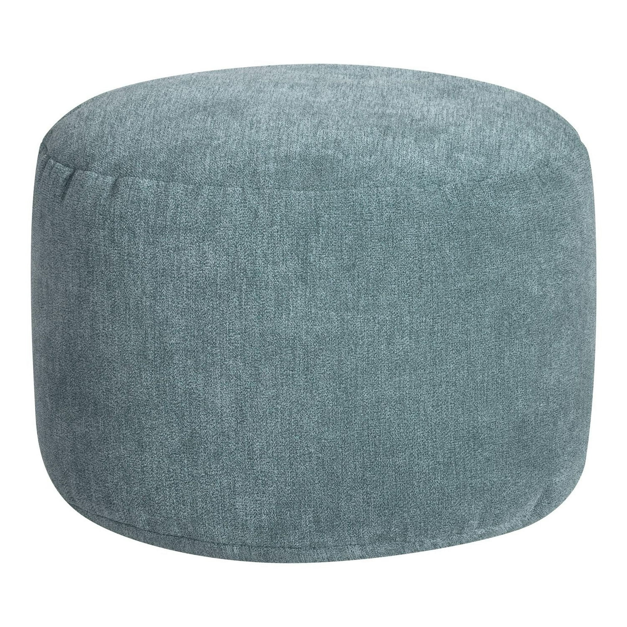 Click here for Gouchee Home Dotcom Alfa Round Petrol Pouf - Soft... prices