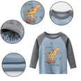 Beautyzll Baby Kids Boys T-Shirts Toddler Long Sleeve Crewneck Shirt ...