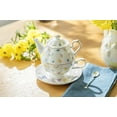 Grace Teaware Butterfly Garden Fine Porcelain Tea For One Set - Walmart.com