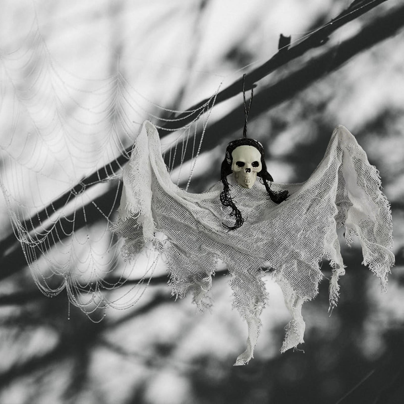 Halloween Hanging Skull Haunted House Horrible Exhaust Props Ornament ...