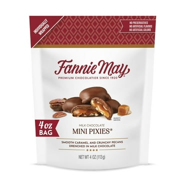 Fannie May, Milk Chocolate Candy, Mini Pixies, 4 oz Bag - Walmart.com