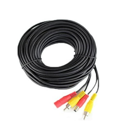 Car RCA DC Power Audio Video AV Extension Cable for CCTV Security, Car ...