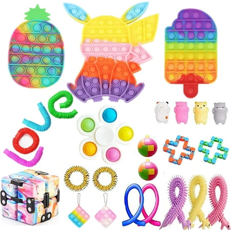 HTCM Cheap Sensory Fidget Toys Set, Relieves Stress and Anxiety Sensory ...