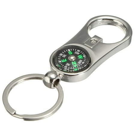 Multifunctional 3D Keychain Keyfob Gift Compass Key Chain Bottle Opener ...