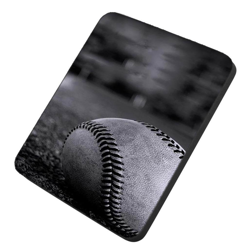 POPCreation Baseball Black White Mouse pads Gaming Mouse Pad 9.84x7.87 ...