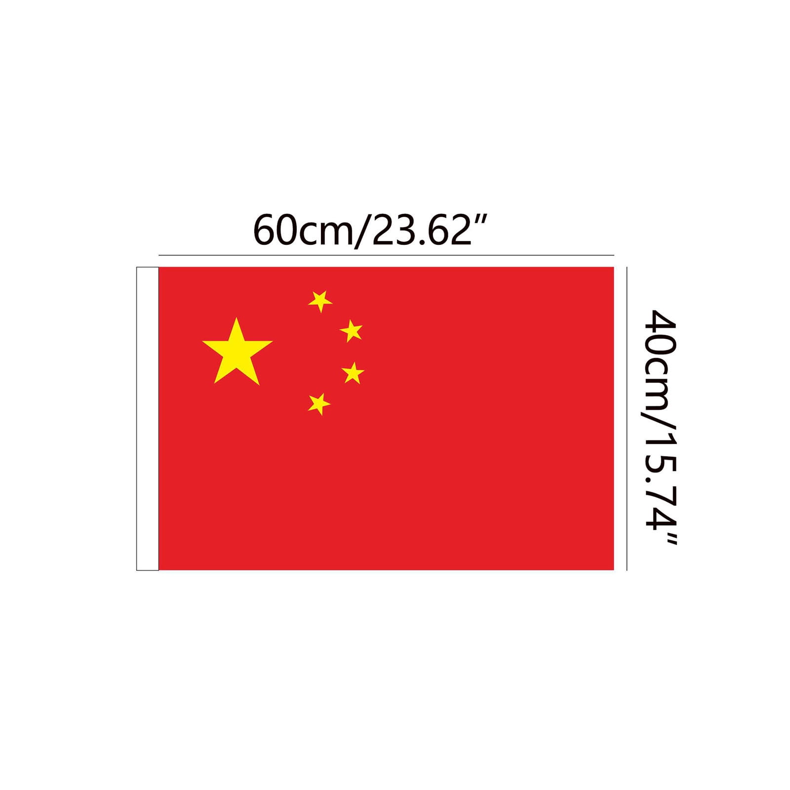 YZHM Chinese Flag Large Size 6 Specifications Indoor and Outdoor Nano ...