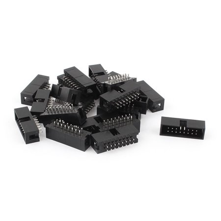 21 Pcs 2*8 16-Pin Box Header IDC Socket Straight Male Connector 2.54mm ...