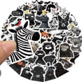3 Set 50Pcs PVC Waterproof Animals Stickers Self-adhesive Decals for ...