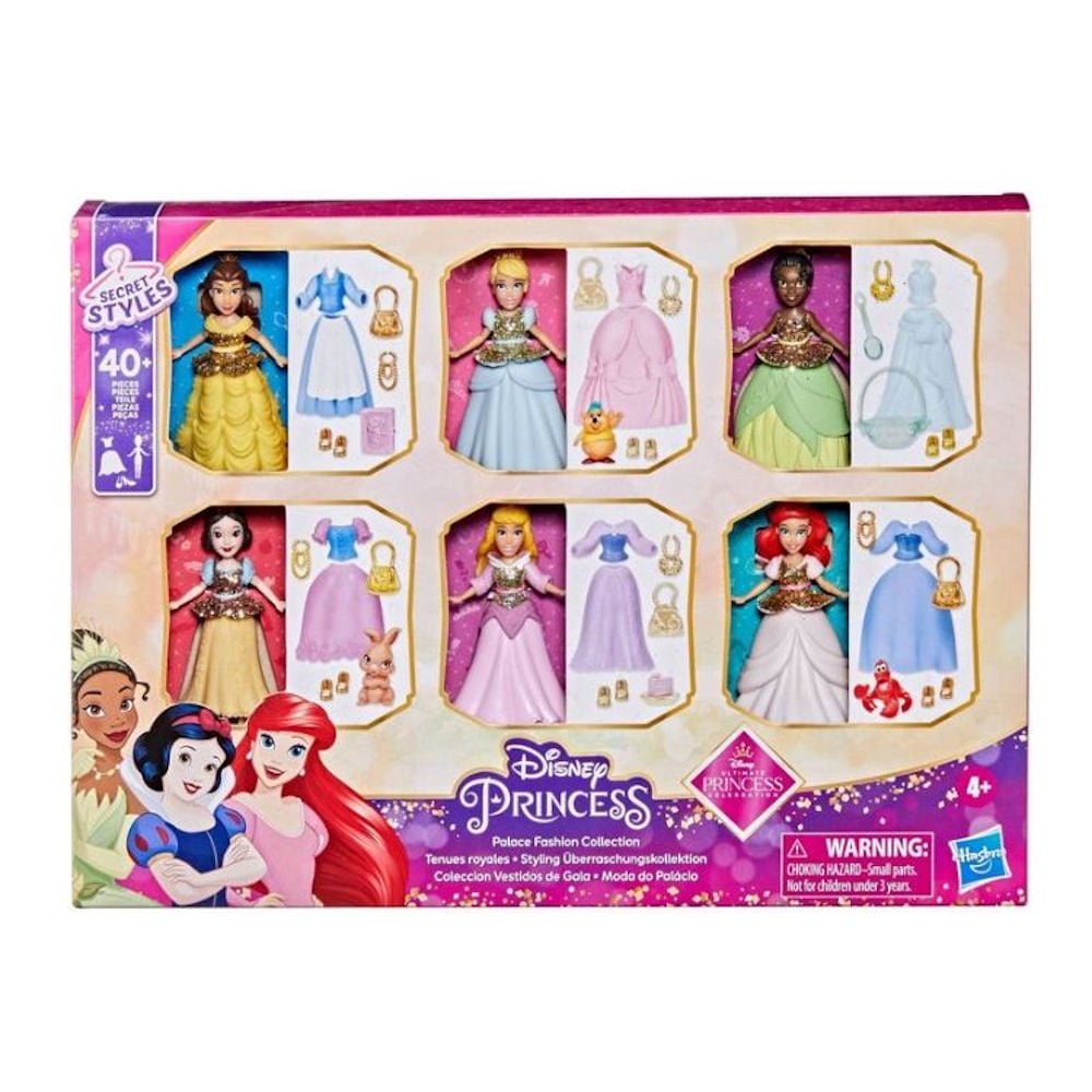 Disney Princess Secret Styles Palace Fashion Collection, 40+ Pieces ...