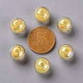 500 g Transparent Acrylic Beads Bead in Bead AB Color Round Yellow 11 ...