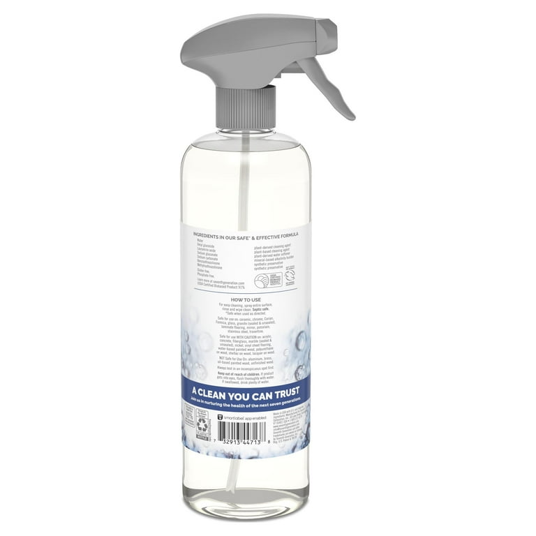 7th Gen All Purpose Cleaner Label Free & Clear All Purpose Cleaner, 23