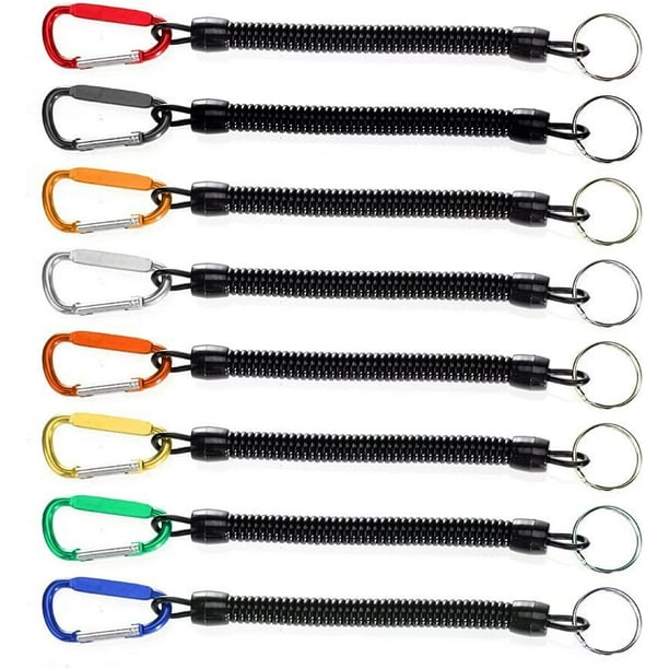 8pcs Safety Multicolor Fishing Ropes Rope for Boat Retractable Spiral ...
