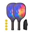 Pickleball Paddles Pickleball Racquets Includes 2 Rackets 4 Pickleballs ...