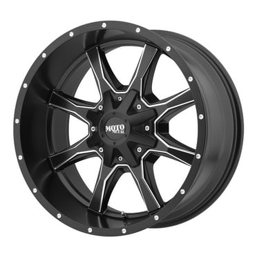 Moto Metal Razor 20x10 8x180 -24et 124.20mm Satin Black Machined Red ...