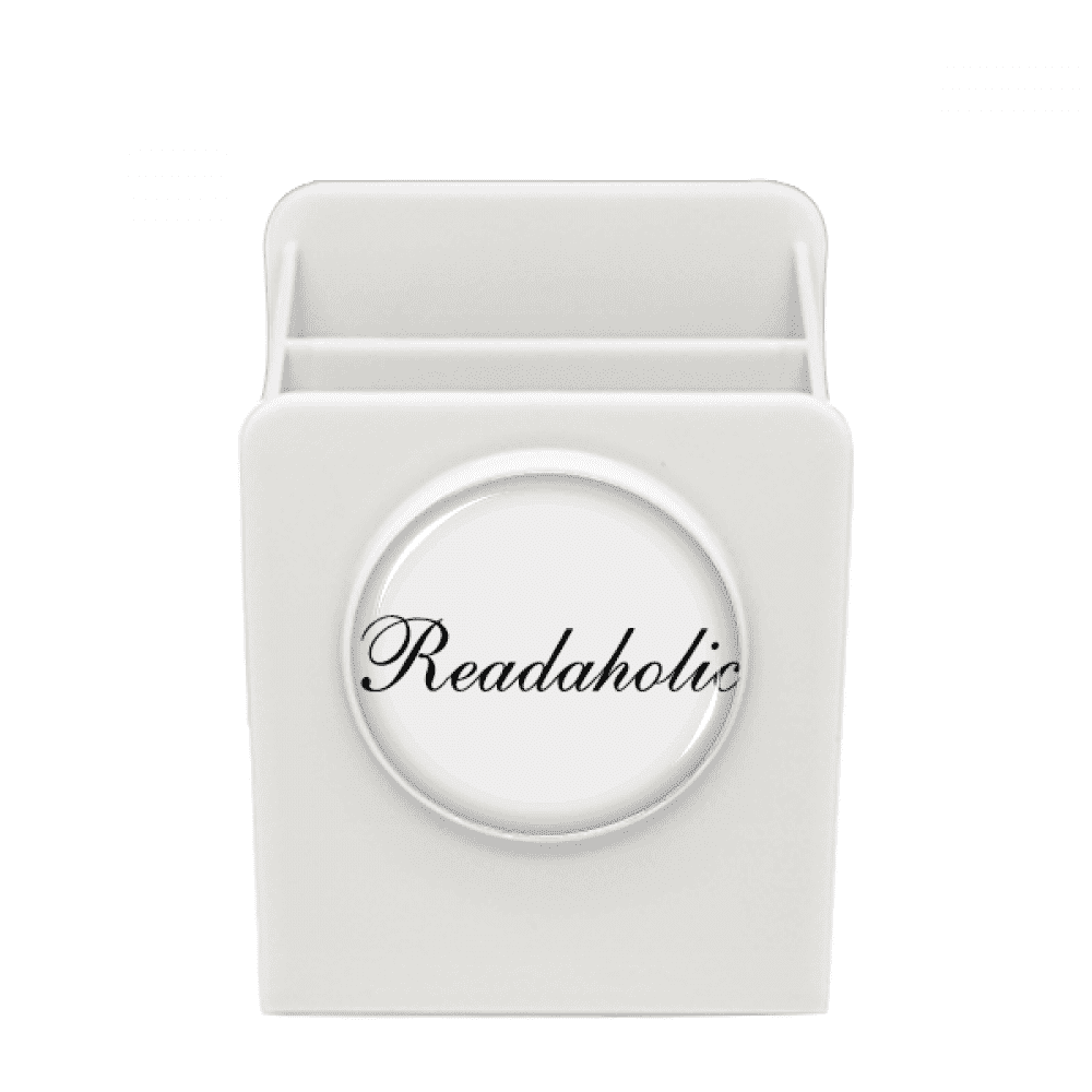 Stylish Word Readaholic Art Deco Fashion Desk Pencil Holder Cup Pen Organizer - Walmart.com