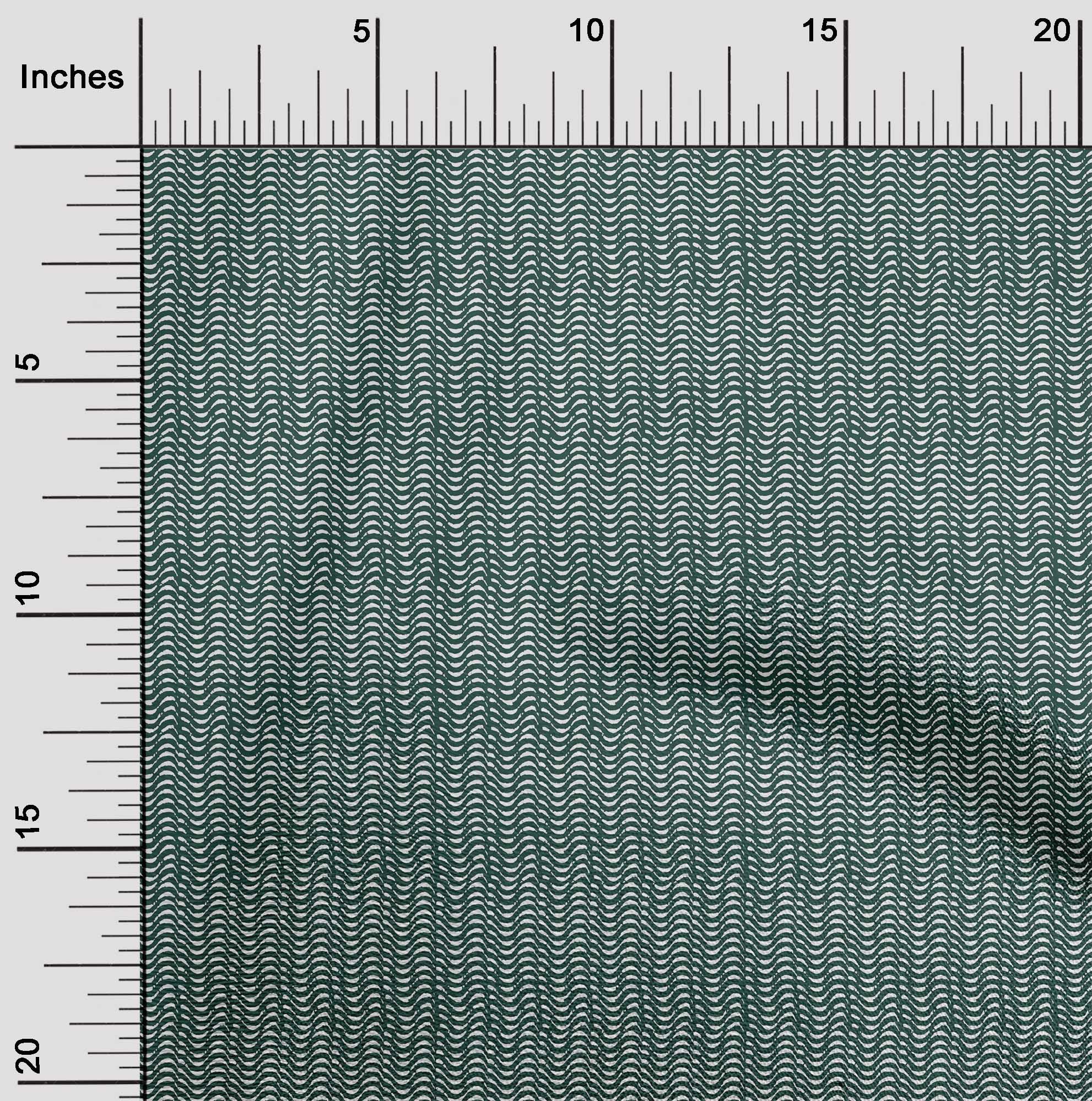 oneOone Silk Tabby Fabric Wave Block Print Fabric By Yard 42 Inch Wide ...