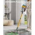 Cordless Vacuum Cleaner, 650W/55KPA/70 Mins Vacuum Cleaners for Home ...