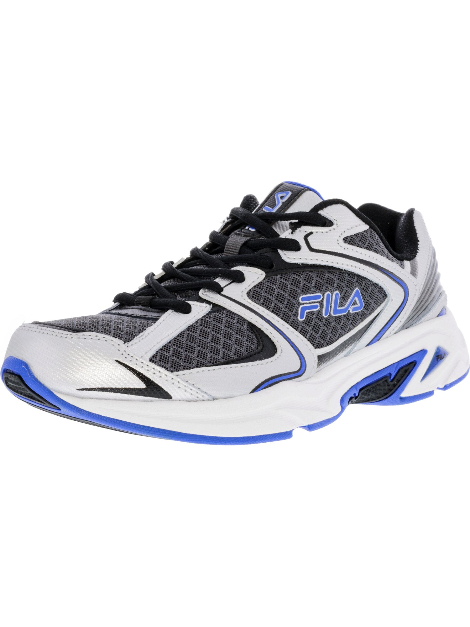 Fila Men's Memory Thunderfire Dark Silver / Metallic Prince Blue Ankle ...