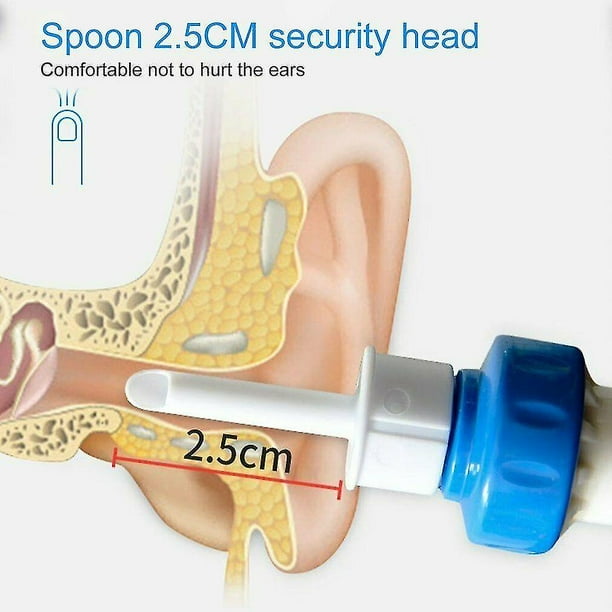 Safety Electric Cordless Vacuum Ear Cleaner Wax Remover Painless ...