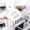 2 Pcs Dish Lid Holder Bowl Rack Drying Storage Cabinet Organizers ...