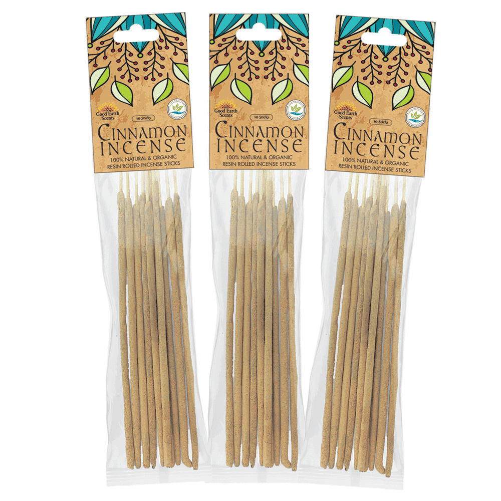Soul Sticks Set of 3 Cinnamon 100% Natural and Organic Resin Rolled ...