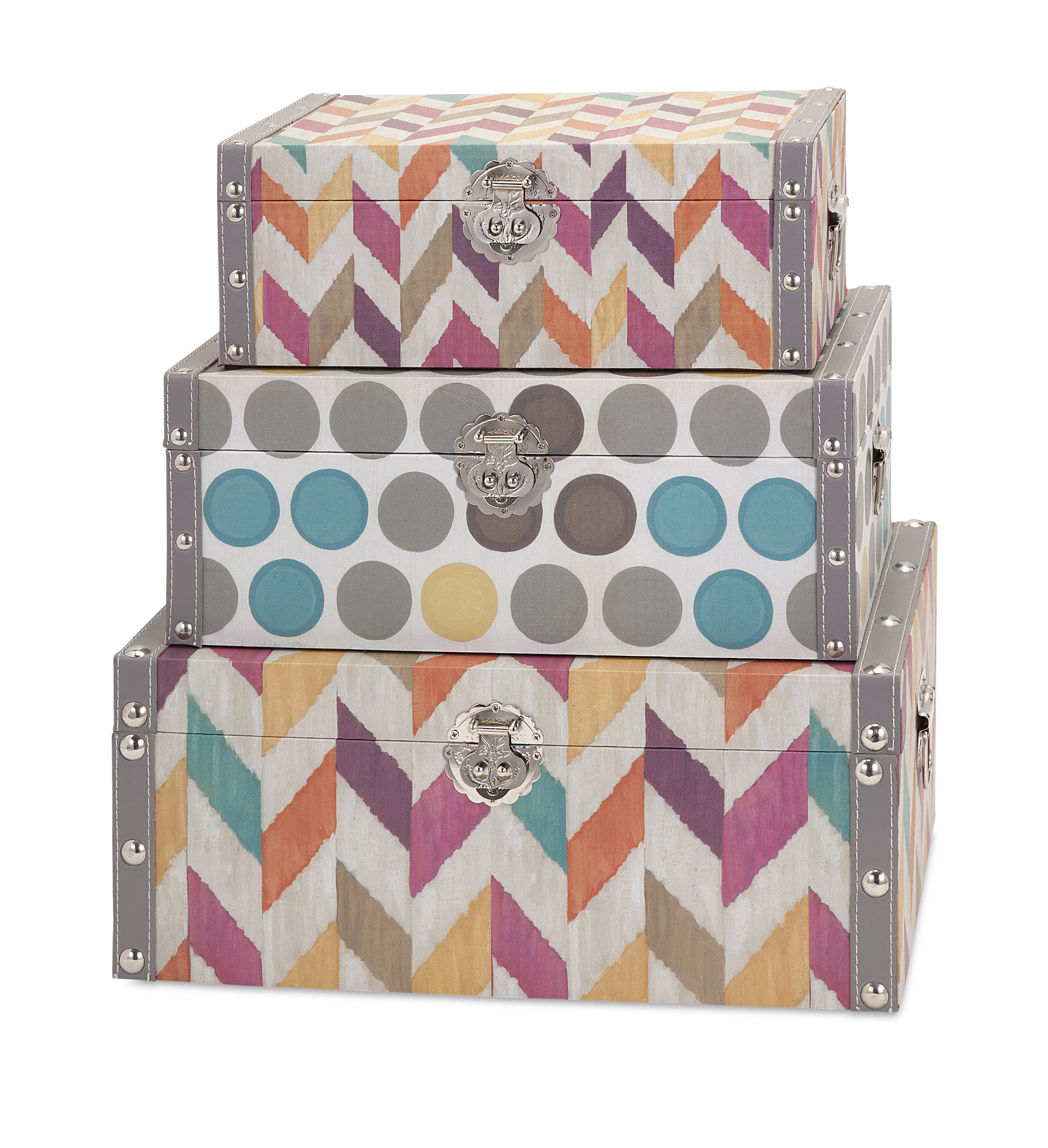 Confetti Boxes - Set of 3 - Walmart.com