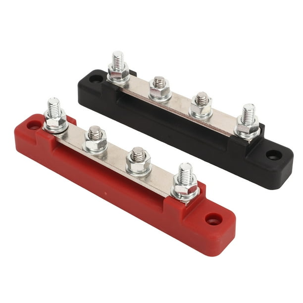 Power Distribution Terminal Block,1 Pair Power Distribution Busbar ...