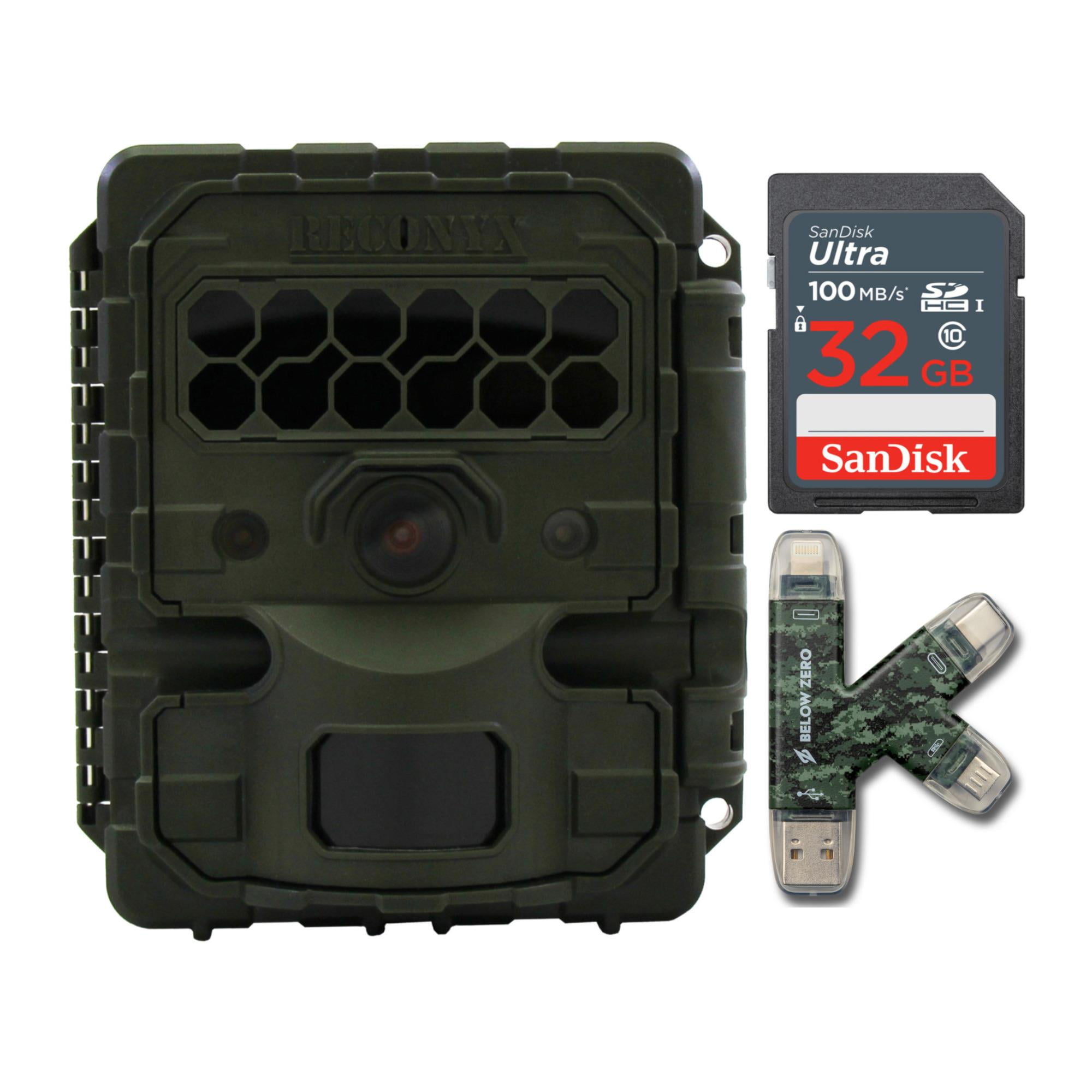 Reconyx HyperFire 2 Covert IR Camera with 32 GB SD Card and Card Reader ...