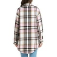 PPYOUNG Women's Plaid Shackets, Flannel Long Sleeve, Casual Outwear ...