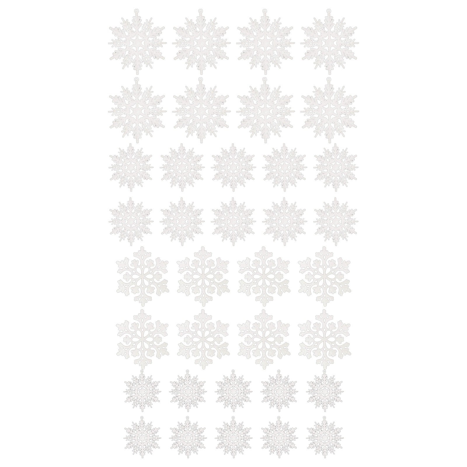 Click here for Riforla Christmas Decorations White Snowflake Orna... prices